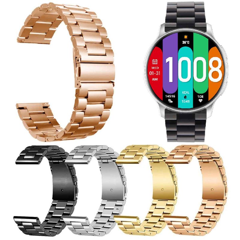 glorimi GR1 3 bead Steel Strap - بند استیل ساعت گلوریمی glorimi GR1